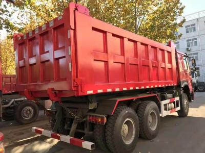 중국 10 타이어 Sinotruk HOWO 6*4 석 모래 운송을 위해 사용 된 371HP 티퍼 덤프 트럭 판매용
