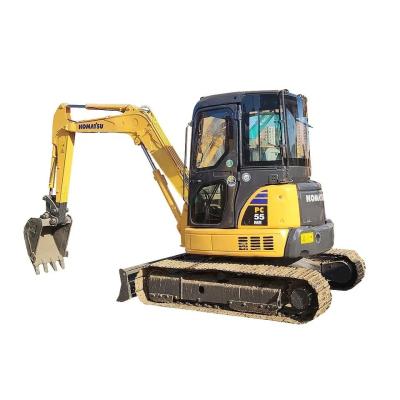 中国 オリジナル色 状態良好 コマツー PC55 ミニトラック 中古 カタピラー 掘削機 販売のため