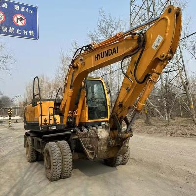 China Hyundai Origin Machine Wheel Excavator Used 150W-9 Excavators for Sell for sale