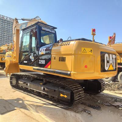 Cina Escavatore da 20 tonnellate usato CAT 320D con serbatoio di combustibile da 410 litri e capacità di 1 m3 in vendita