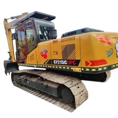 Cina Motore originale 21,5 tonnellate Sany SY215 Escavatore a striscia usato Sany215 Escavatore in vendita