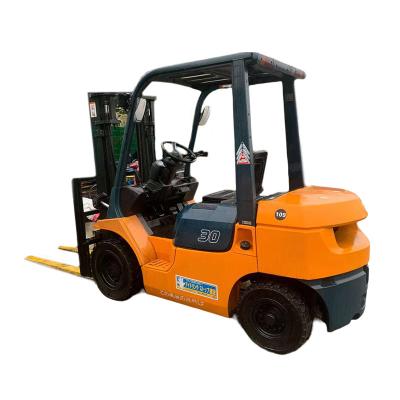 China 10 ton diesel vorkheftruck met 80/370 batterijspanning/capaciteit en 125 mm vorkbreedte Te koop