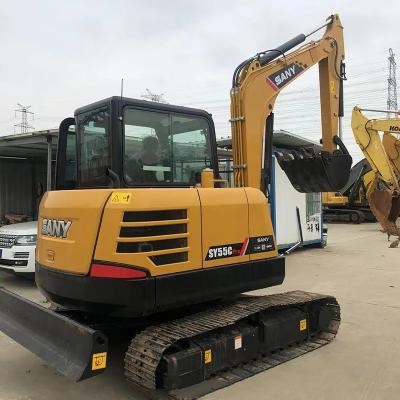 China Sany Used Excavator SY55C Pro with Original Engine and 5780 KG Machine Weight for sale
