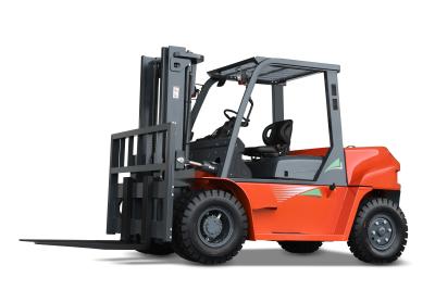 China 6 ton Diesel vorkheftruck 7 ton Max. kwaliteit 19% voor industriële toepassingen Te koop