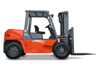 China 6 ton Diesel vorkheftruck 7 ton Max. kwaliteit 19% voor industriële toepassingen Te koop