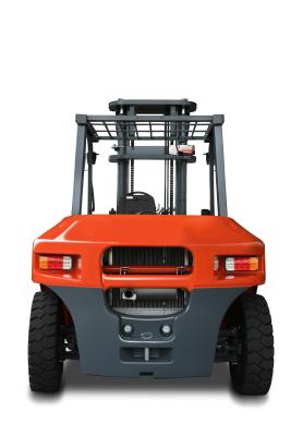 China 6 ton Diesel vorkheftruck 7 ton Max. kwaliteit 19% voor industriële toepassingen Te koop
