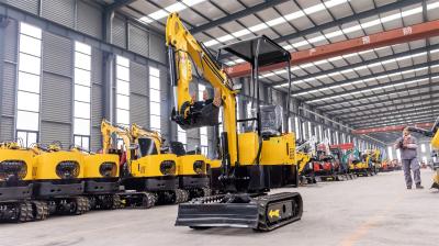 Cina Miniescavatore da 1 tonnellata con lunghezza totale del binario di 1230 mm e sistema idraulico avanzato in vendita
