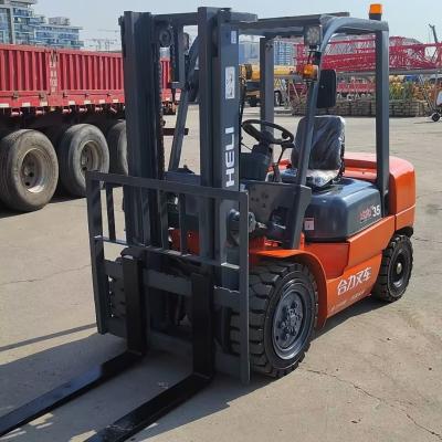 China Chinese HELI 3,5 ton gebruikte dieselforklift met flexibele manoeuvrabiliteit Te koop