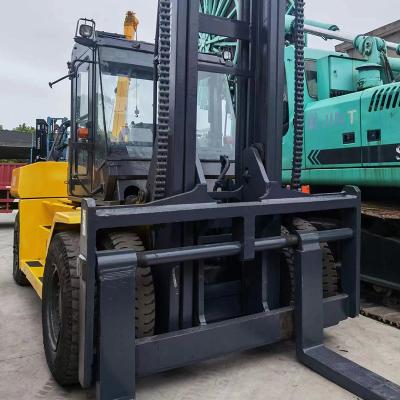 Cina Aziende agricole 16 tonnellate di gasolio Usato carrello elevatore Komatsu con altezza di sollevamento 4m e larghezza di forcella 150m in vendita