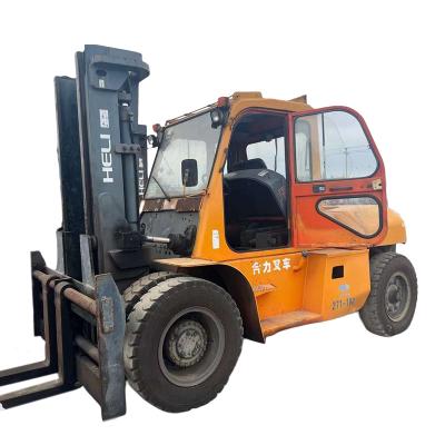 China 2018 Heli 10 toneladas diesel empilhadeira para lojas de materiais de construção desempenho confiável à venda