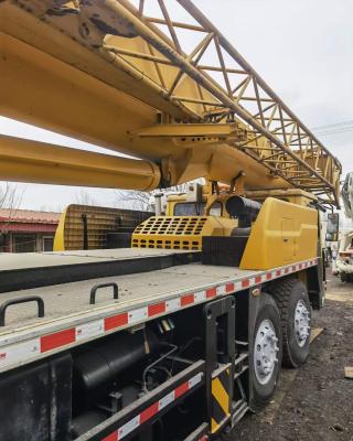 China Cranes de caminhão de segunda mão de 50 toneladas com peças válvula hidráulica e bomba de marcas à venda
