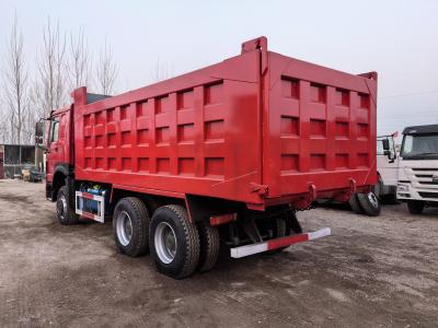 중국 연료 371HP 사용 된 덤프 트럭 25tons Sinotruk HOWO 6 * 4 건설 광산용 팅퍼 트럭 판매용