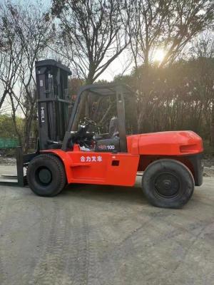 China Liftgereedschappen 10 ton Diesel vorkheftruck met 3000 mm-6000 mm hefhoogte en prestaties Te koop