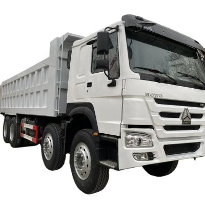 중국 사용 된 틱퍼 트럭 371HP 8 * 4 건설 광산 35tons 덤프 트럭 WEICHAI 엔진 판매용