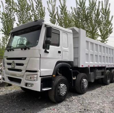 중국 사용 된 틱퍼 트럭 371HP 8 * 4 건설 광산 35tons 덤프 트럭 WEICHAI 엔진 판매용
