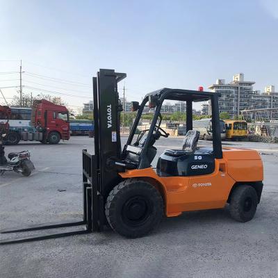 China Goed werkend 5 ton 8FD50N heftruck betaalbaar en hefhoogte 3000mm-6000mm Te koop