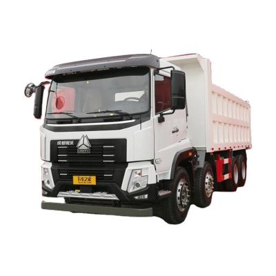 中国 31トンの積載容量 8X4 HOWOダンプトラック 460HP 2回転シフト番号付き中古 販売のため