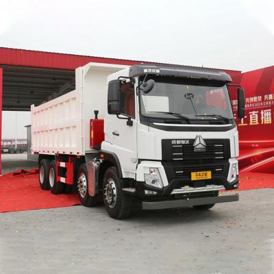 中国 31トンの積載容量 8X4 HOWOダンプトラック 460HP 2回転シフト番号付き中古 販売のため