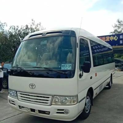 China Customer's Requirement 30 Seats Toyota Coaster Van Left Hand Driving Tourist Luxury Bus for sale