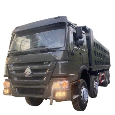China 11-20T Capacidade de carga Ar condicionado manual usado SINO HOWO 8*4 camião de descarga pesado à venda