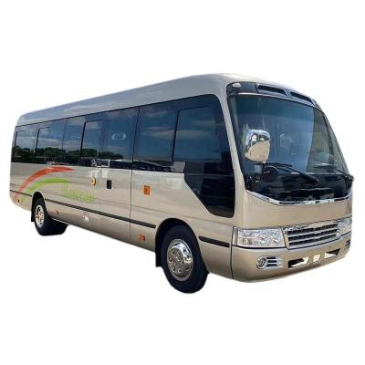 China Passenger Van Style Used Toyota Coaster Bus with 30 Seats in Excellent Condition for sale