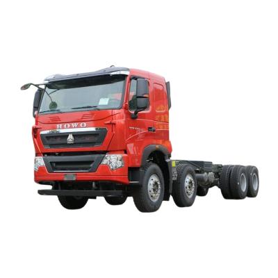 Cina 440 CV 8*4 HOWO Dump Tipper Truck Motore di seconda mano Capacità 8L Cruise Control Nessuna in vendita