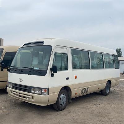 China Good Condition 29 Seats Second Hand Coaster Bus with Front Mounted Diesel Engine for sale