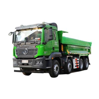 China 8X4 handgeschakelde Shacman 350 pk zware dump-kipper truck voor promotie Te koop