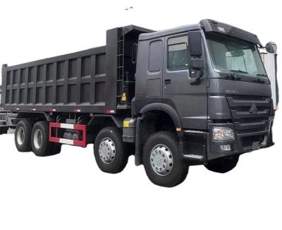 Cina 8x4 400 hp 12 ruote 50 60 tonnellate camion di scarico con cisterna di 400-500 litri in vendita