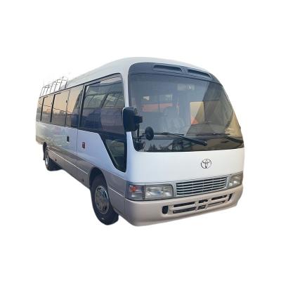 China Second Hand Toyota Coaster Bus with 23-30 Seats Manual Transmission Curb Weight 3310kg for sale