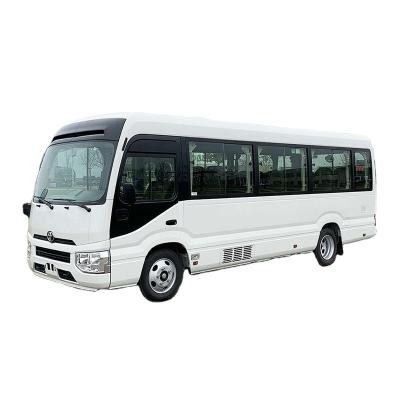 China Good Condition Toyota Used Bus 30 Passenger Mini Coaster Bus with Manual Transmission for sale