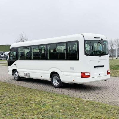 China Good Condition Toyota Used Bus 30 Passenger Mini Coaster Bus with Manual Transmission for sale