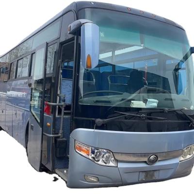 Cina ZK612 Autobus di seconda mano da 65 posti con finestre scorrevoli con aria condizionata e velocità massima di 100 km/h in vendita
