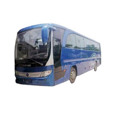 China Foton Bus Coach Diesel 55 Seats Passenger Bus Manual Transmission and Deisel Fuel for sale