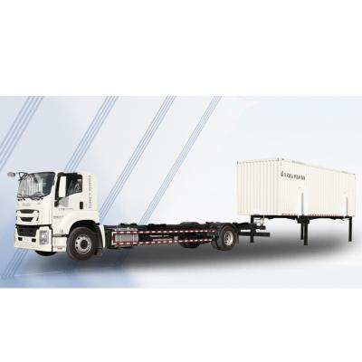 Cina Next-Gen Isuzu 45cbm Demountable Van Cargo Truck For Streamlined Logistics Transport in vendita