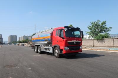 Κίνα CIMC LINYU 6*4 24m3 Aluminum Alloy Tanker Truck for Flammable Liquid Fuel Transport προς πώληση