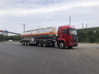 Cina Aluminum Alloy Diesel Tanker for Africa 44m3 Liquid Diesel Semi-Trailer Petrol Fuel in vendita
