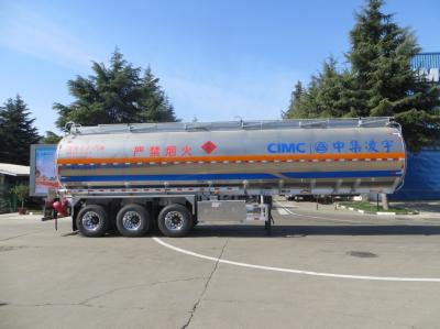 Cina 46000 Lite Oil Gasoline Semi-Trailer Fuel Tanker Transport Truck Trailer by CIMC LINYU in vendita