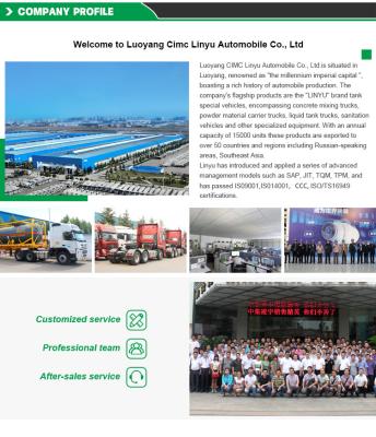 Cina CIMC LINYU 48000 50000Liter Fuel Tank Trailer 3 Axle 48m3 Aluminum Alloy Semi Trailer in vendita