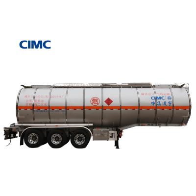 Cina 46000 Liter Stainless Steel Crude Oil Fuel Tanker Semi Trailer for Truck Distribution in vendita