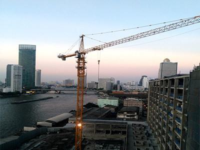China Tower Crane 40 Ton Capacity Zoomlion's Latest Telescopic Luffing jib Design For 2020 for sale
