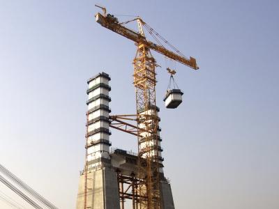 China 240 Ton Large Flat Top Tower Crane Direct D5200-240 With Spare Parts for sale