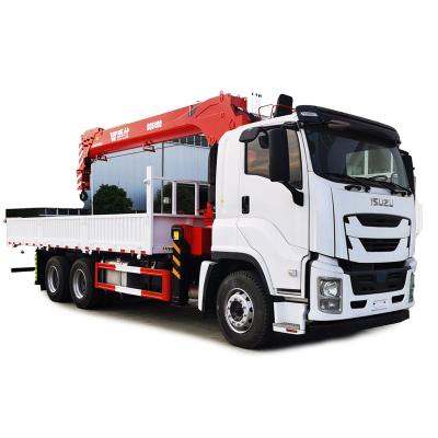 中国 High Operating Efficiency 12 Ton 16 Ton Telescopic Folding Boom Truck Mounted Crane 販売のため