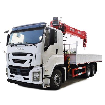 中国 High Operating Efficiency 12 Ton 16 Ton Telescopic Folding Boom Truck Mounted Crane 販売のため