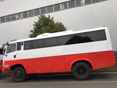 China 30 Seats 4X4 4WD Medium Size Bus Dual Circuit Full Air Brake and A/C Dongfeng EQ6750ZT for sale