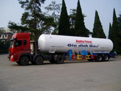 Cina CIMC LINYU 50m3 Cisterna di GPL Semirimorchio per il trasporto del gas Camion Camion rimorchio -20/50C in vendita