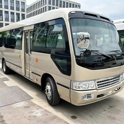 China Luxe 30 zitplaatsen LHD/RHD Diesel Mini Coaster Nieuwe bus Te koop