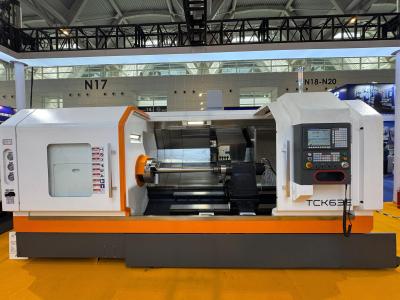 China TCK63E CNC Lathe: HRC55 Hardened Box Guideway for Long-Term Precision & Heavy-Duty Cutting for sale
