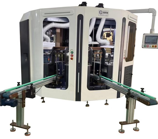 Automatic servo screen printing machine operational view