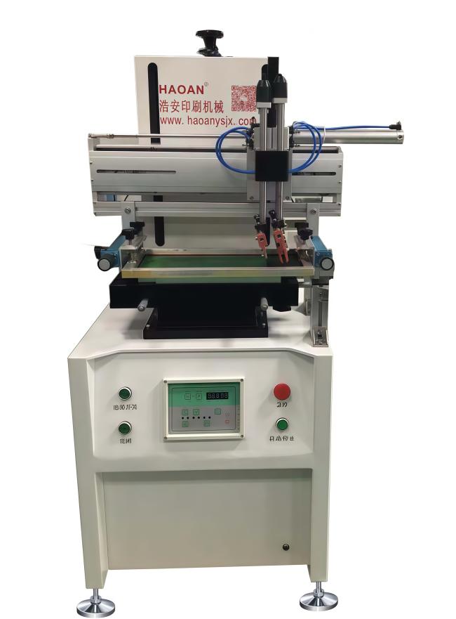 Automatic flat bed screen printing machine